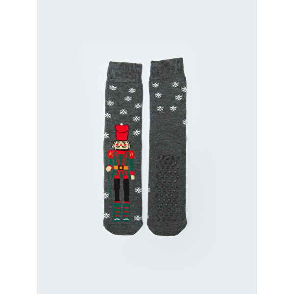 Yılbaşı Temalı Erkek Soket Çorap
