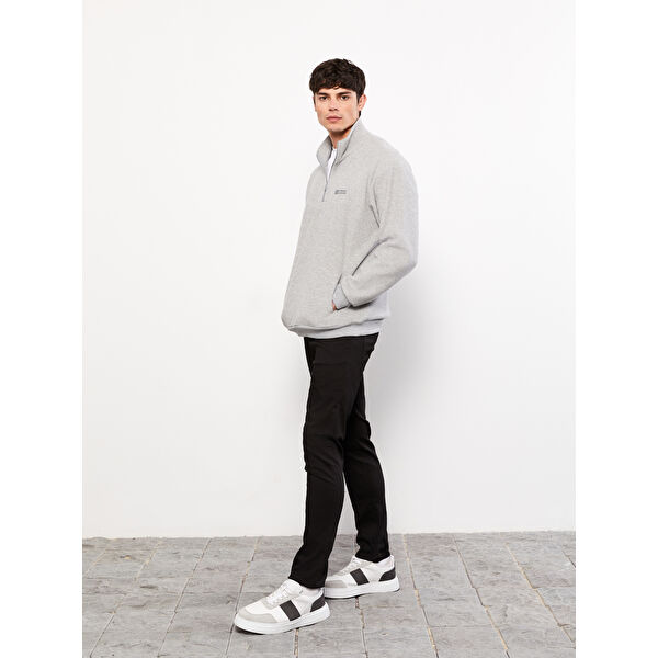 Slim Fit Dokulu Erkek Pantolon