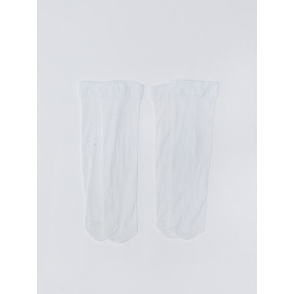 Basic Kız Çocuk Diz Altı Çorap 2'li
