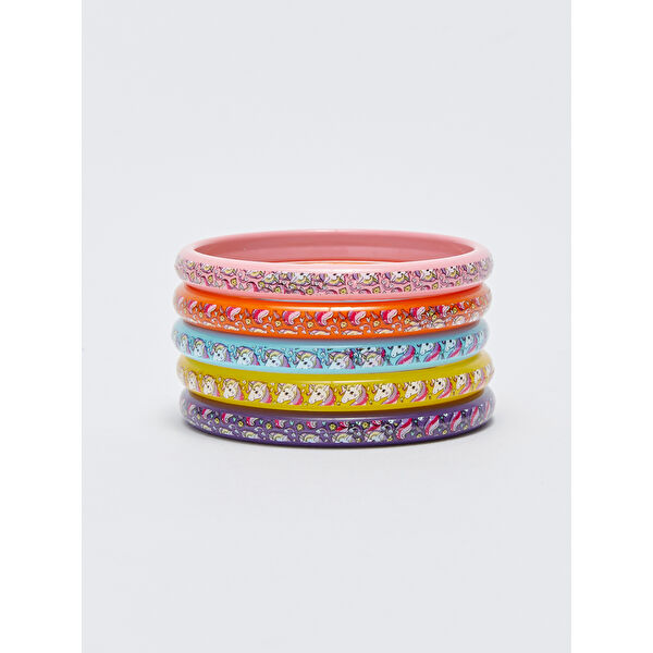 Baskılı Renkli Kız Çocuk Bileklik Baskılı Renkli Kız Çocuk Bileklik