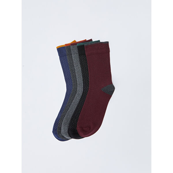 Desenli Erkek Soket Çorap 5'li