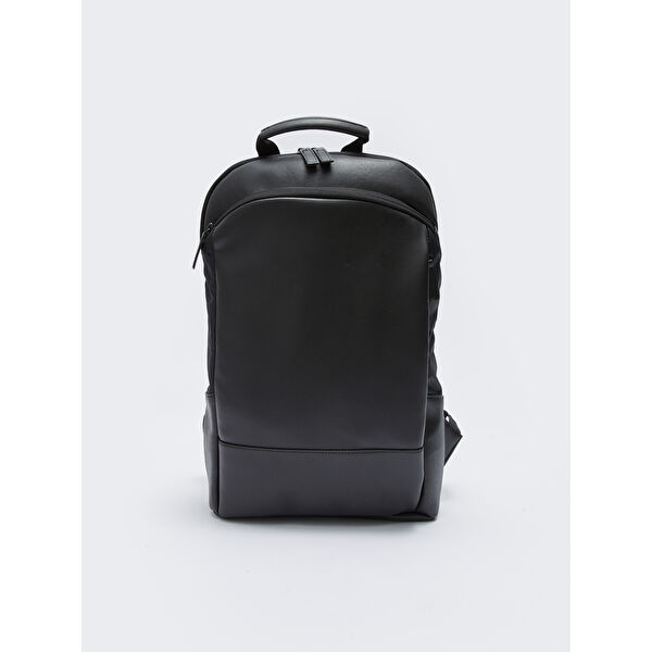 Deri Görünümlü Erkek Laptop Çantası