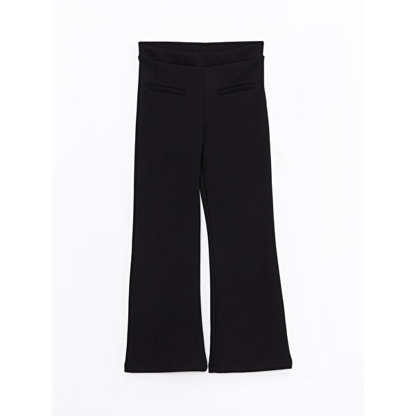Beli Lastikli Basic Geniş Paça Kız Çocuk Eşofman Altı Beli Lastikli Basic Geniş Paça Kız Çocuk Eşofman Altı