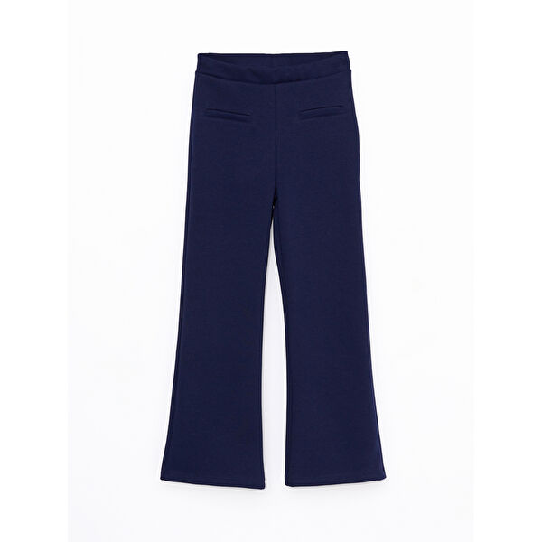 Beli Lastikli Basic Geniş Paça Kız Çocuk Eşofman Altı Beli Lastikli Basic Geniş Paça Kız Çocuk Eşofman Altı