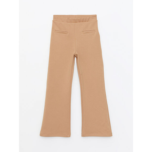 Beli Lastikli Basic Geniş Paça Kız Çocuk Eşofman Altı Beli Lastikli Basic Geniş Paça Kız Çocuk Eşofman Altı