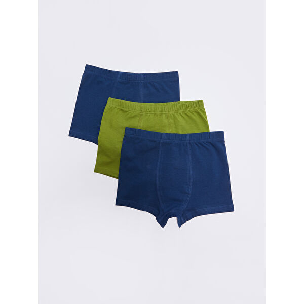 Basic Pamuklu Erkek Çocuk Boxer 3'lü Basic Pamuklu Erkek Çocuk Boxer 3'lü