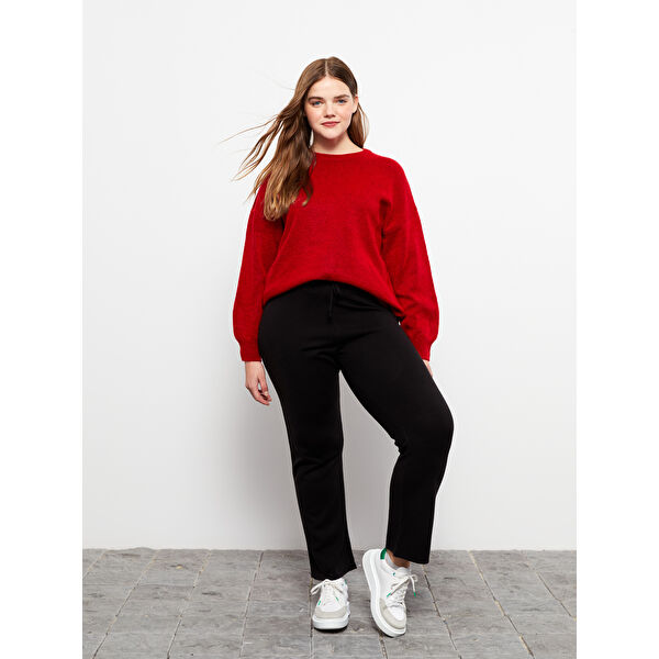 Büyük Beden Düz Jogger Kadın Eşofman Altı Büyük Beden Düz Jogger Kadın Eşofman Altı