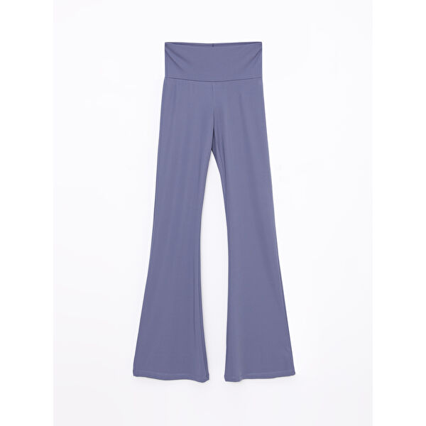 Beli Lastikli Düz İspanyol Paça Kadın Tayt Pantolon Beli Lastikli Düz İspanyol Paça Kadın Tayt Pantolon