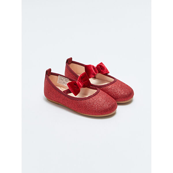 Simli Fiyonk Detaylı Kız Bebek Babet