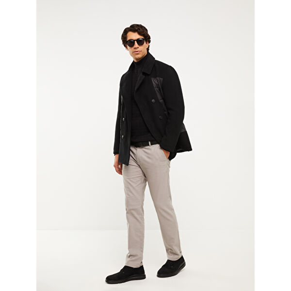 Slim Fit Dokulu Erkek Pantolon