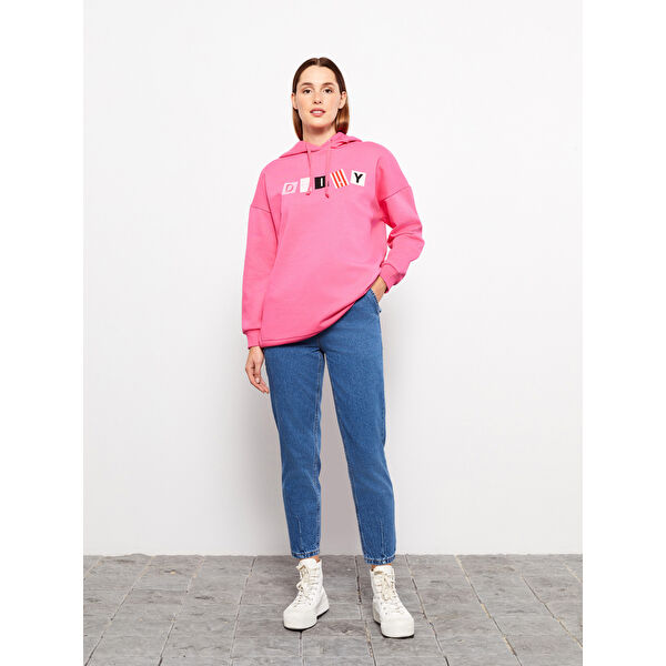 Harem Fit Düz Kadın Jean Pantolon