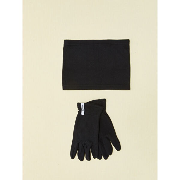 Baskılı Kadın Boyunluk ve Eldiven Baskılı Kadın Boyunluk ve Eldiven