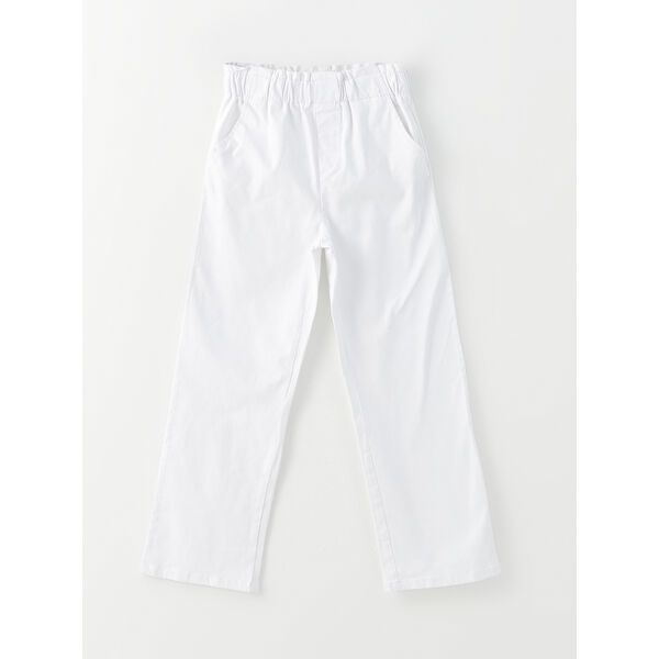 Basic Geniş Paça Kız Çocuk Jean Pantolon Basic Geniş Paça Kız Çocuk Jean Pantolon