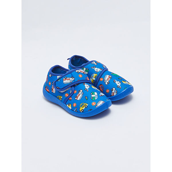 Baskılı Cırt Cırtlı Erkek Çocuk Panduf