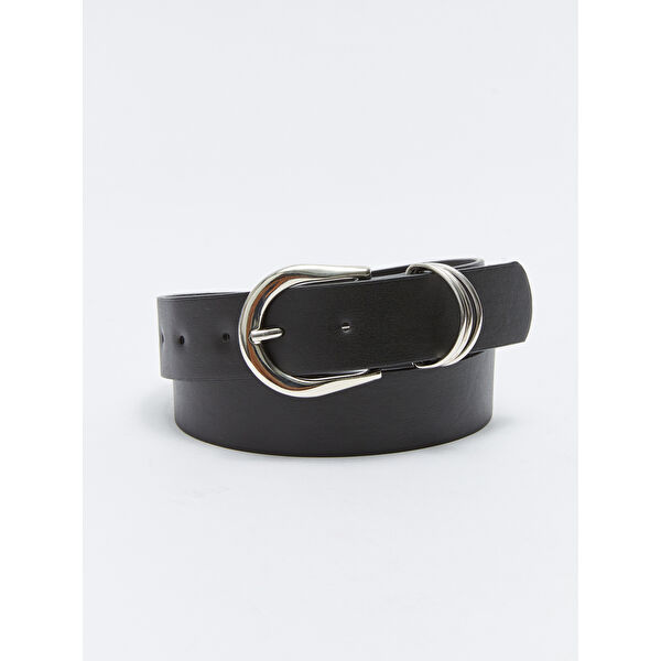 Deri Görünümlü Kadın Kemer