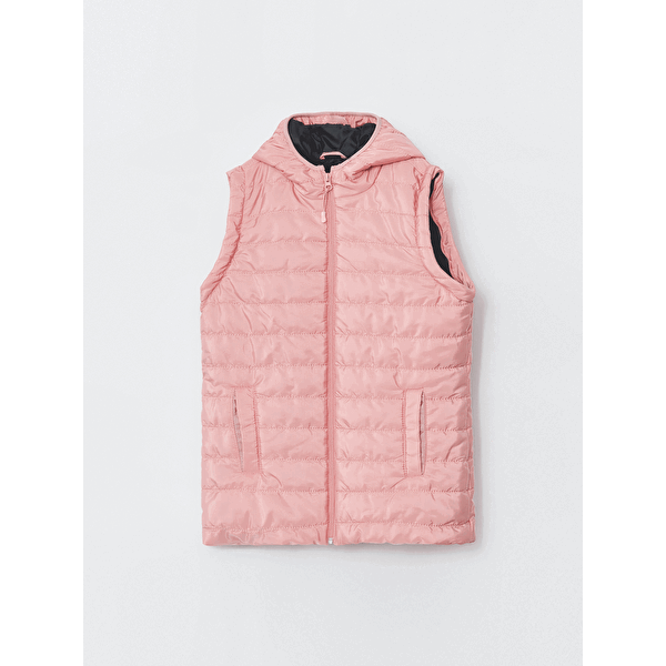 Kapüşonlu Basic Kız Çocuk Şişme Mont Kapüşonlu Basic Kız Çocuk Şişme Mont