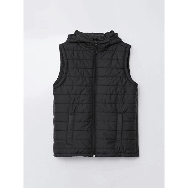 Standart Kalıp Kapüşonlu Erkek Şişme Mont