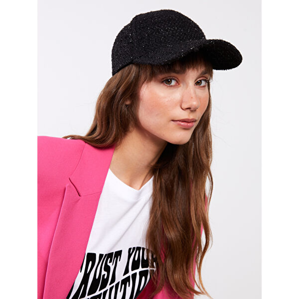 Desenli Kadın Kep Şapka Desenli Kadın Kep Şapka