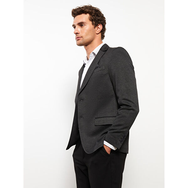 Standart Kalıp Erkek Blazer Ceket Standart Kalıp Erkek Blazer Ceket