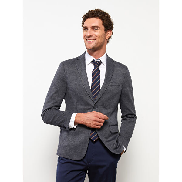 Standart Kalıp Erkek Blazer Ceket Standart Kalıp Erkek Blazer Ceket