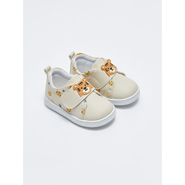 Cırt Cırtlı Desenli Erkek Bebek İlk Adım Ayakkabısı Cırt Cırtlı Desenli Erkek Bebek İlk Adım Ayakkabısı