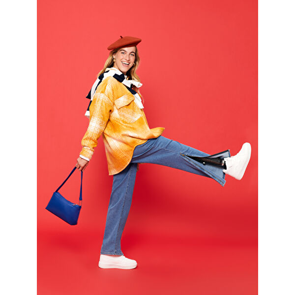 Straight Fit Kadın Jean Pantolon