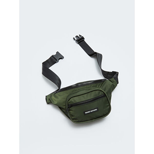 Baskılı Erkek Bel Çantası