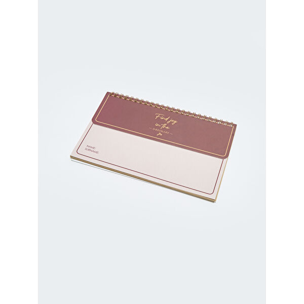 Baskılı Spiralli Planlayıcı Defter Baskılı Spiralli Planlayıcı Defter