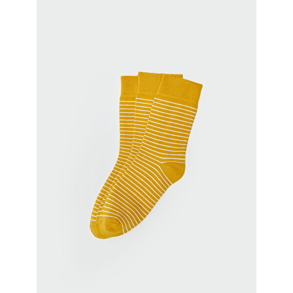 Çizgili Erkek Soket Çorap 3'lü