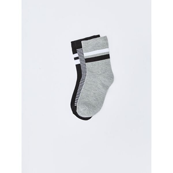 Çizgili Erkek Çocuk Soket Çorap 3'lü