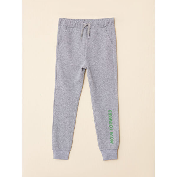 Beli Lastikli Baskılı Erkek Çocuk Jogger Eşofman Altı Beli Lastikli Baskılı Erkek Çocuk Jogger Eşofman Altı