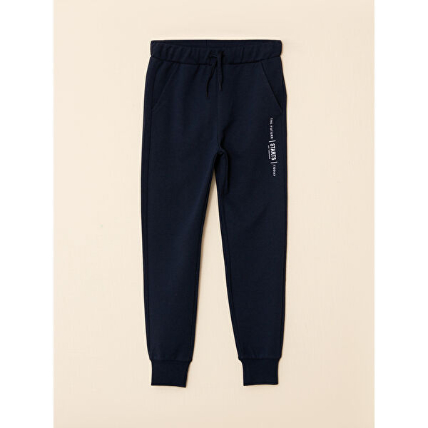 Beli Lastikli Baskılı Erkek Çocuk Jogger Eşofman Altı Beli Lastikli Baskılı Erkek Çocuk Jogger Eşofman Altı
