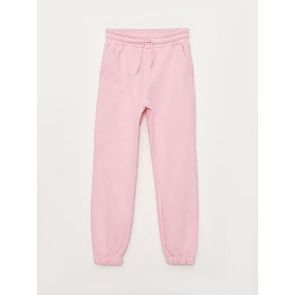 Beli Lastikli Basic Kız Çocuk Jogger Eşofman Altı Beli Lastikli Basic Kız Çocuk Jogger Eşofman Altı