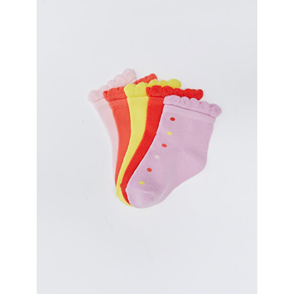Basic Kız Bebek Soket Çorap 5'li
