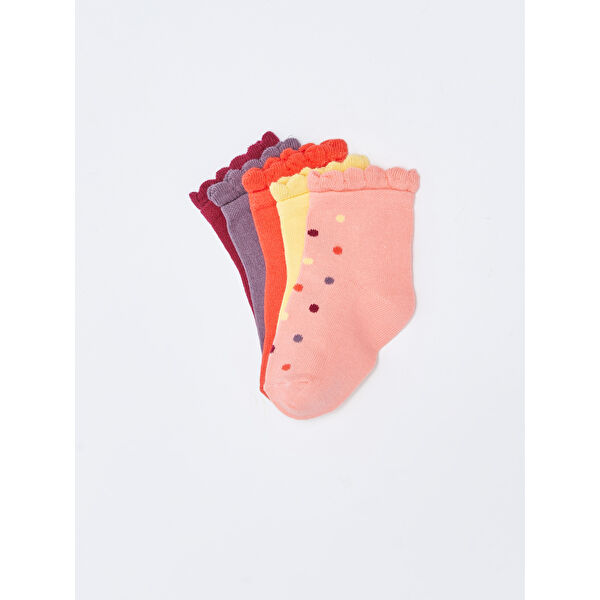 Basic Kız Bebek Soket Çorap 5'li Basic Kız Bebek Soket Çorap 5'li