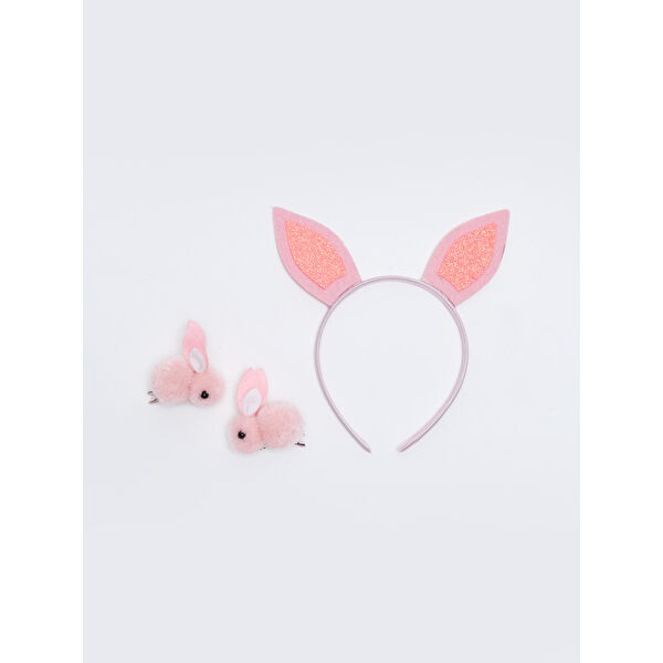 3D Aplike Detaylı Kız Çocuk Taç ve Saç Tokası 3D Aplike Detaylı Kız Çocuk Taç ve Saç Tokası