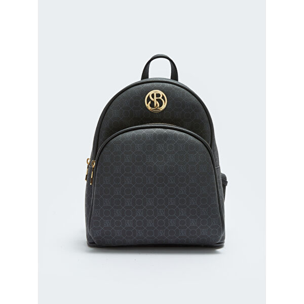 Monogram Desenli Kadın Sırt Çantası Monogram Desenli Kadın Sırt Çantası