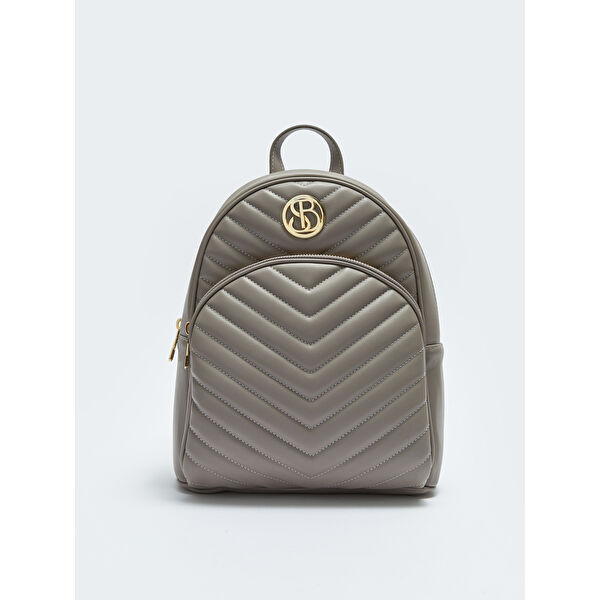 Kapitone Desenli Kadın Sırt Çantası Kapitone Desenli Kadın Sırt Çantası