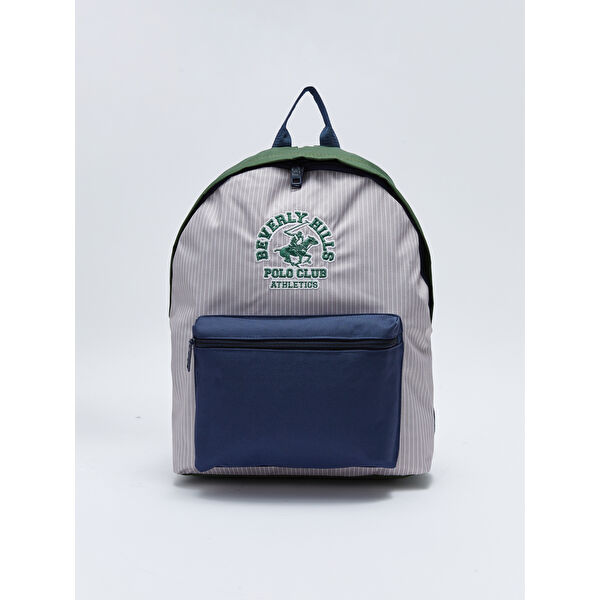 Renk Bloklu Erkek Çocuk Sırt Çantası