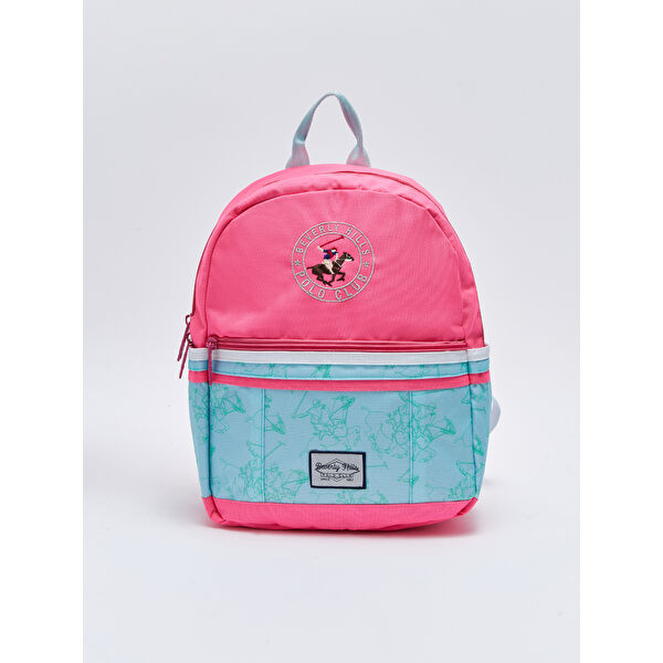 Renk Bloklu Kız Çocuk Sırt Çantası