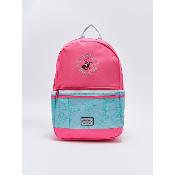 Renk Bloklu Kız Çocuk Sırt Çantası