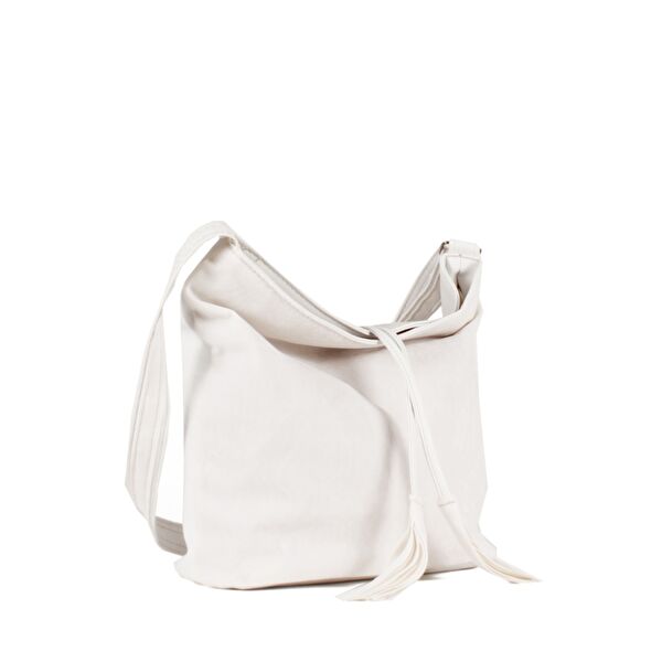 Süet Görünümlü Kadın Omuz Çantası Süet Görünümlü Kadın Omuz Çantası