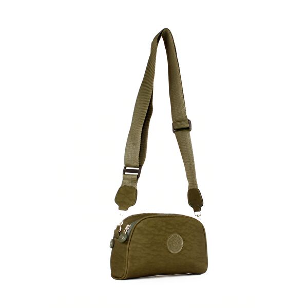 Etiket Baskılı Kadın Çapraz Çanta