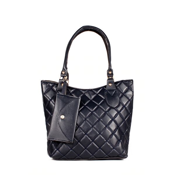 Deri Görünümlü Kapitoneli Kadın Omuz Çantası Deri Görünümlü Kapitoneli Kadın Omuz Çantası