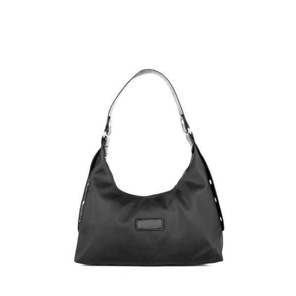 Etiket Baskılı Kadın Baget Çanta