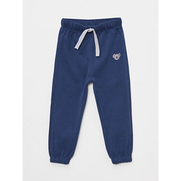 Beli Lastikli Nakış Detaylı Erkek Bebek Pijama Alt Beli Lastikli Nakış Detaylı Erkek Bebek Pijama Alt