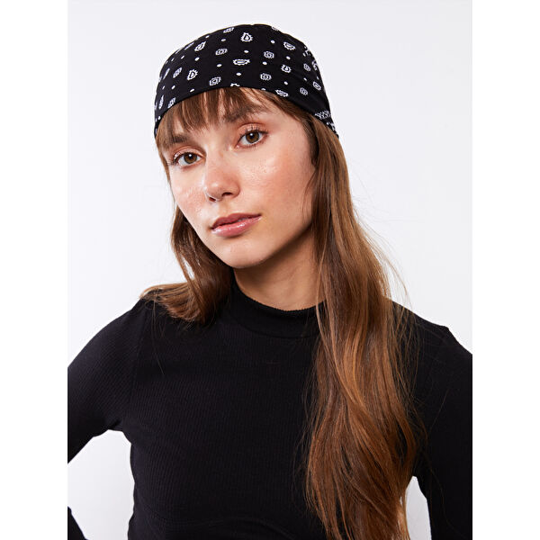 Desenli Pamuklu Kadın Bandana Desenli Pamuklu Kadın Bandana