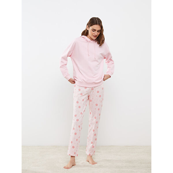 Beli Lastikli Puantiyeli Pamuklu Kadın Pijama Alt Beli Lastikli Puantiyeli Pamuklu Kadın Pijama Alt