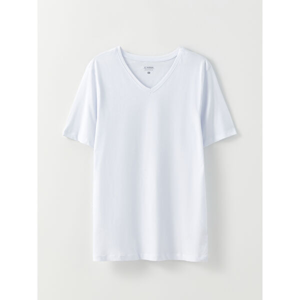 V Yaka Kısa Kollu Pamuklu Erkek Fanila V Yaka Kısa Kollu Pamuklu Erkek Fanila