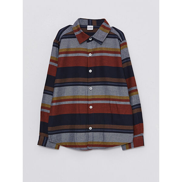 Uzun Kollu Erkek Çocuk Gömlek